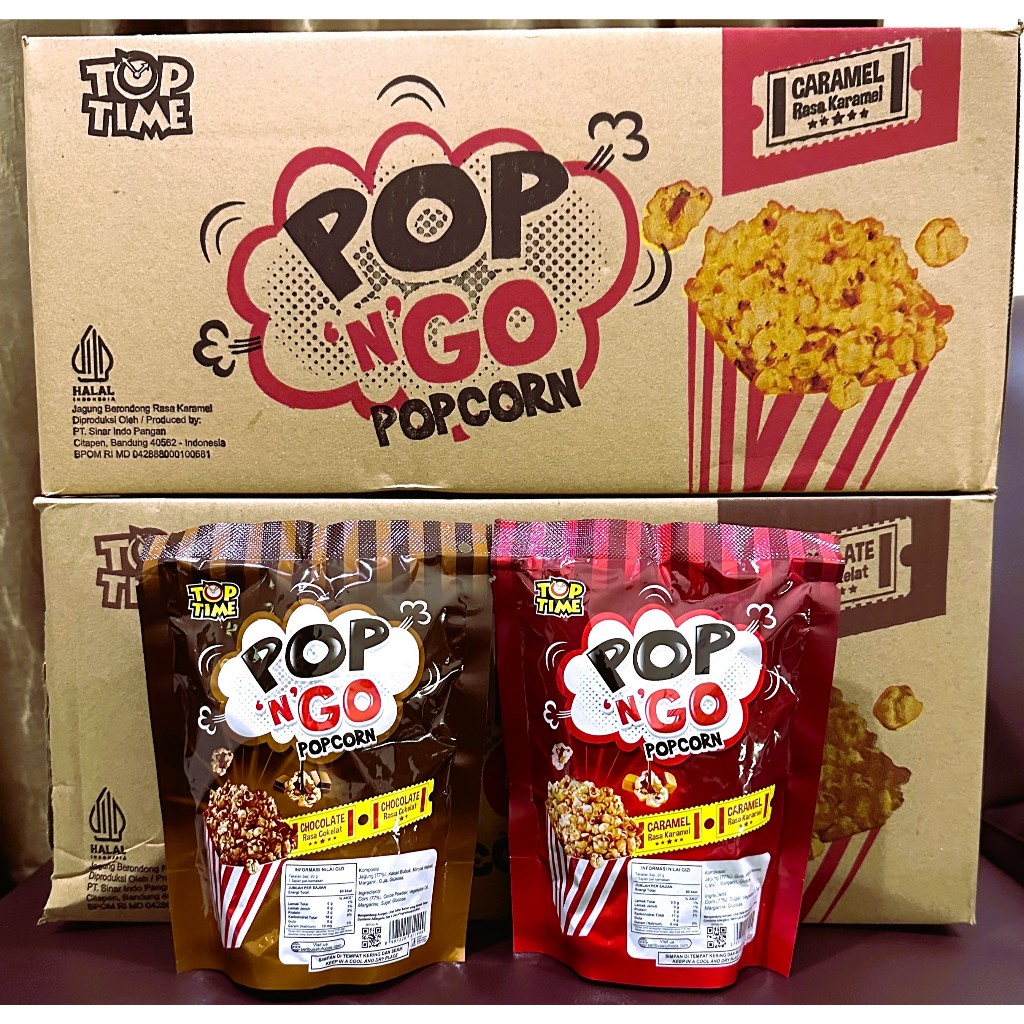 Jual POPCORN POP N GO ISI 30 PCS | Shopee Indonesia