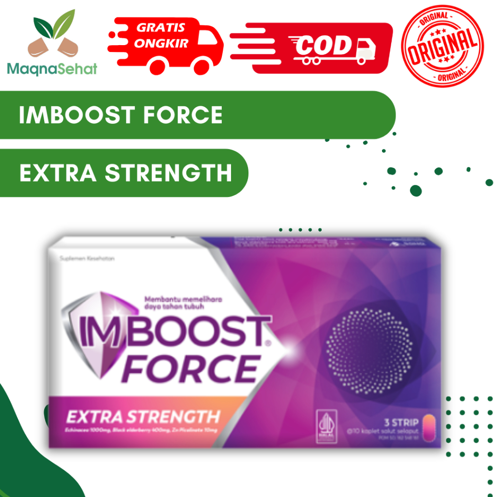 Jual Imboost Force Extra Strength Tablet / Suplemen Daya Tahan Tubuh ...
