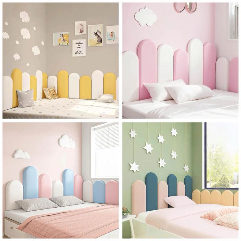 Jual HeadBoard Oval Dinding Sandaran Kasur Dekorasi Dinding Wall Panel ...