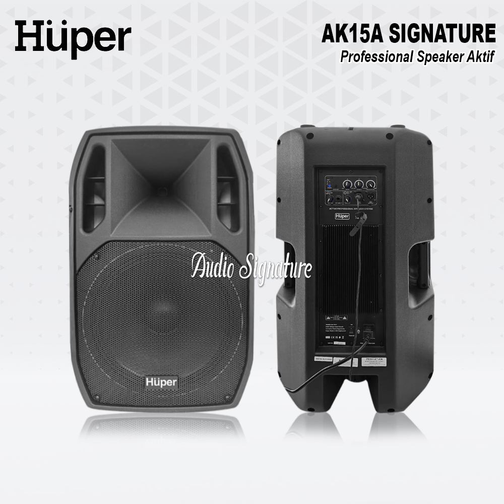 Jual Speaker Aktif HUPER AK 15A | AK15 | AK15A SIGNATURE 800 Watt ...