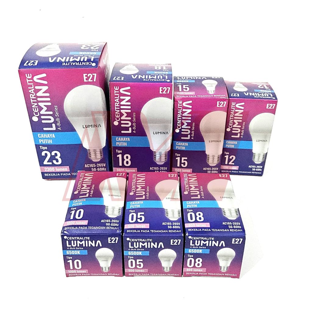 Jual Centralite Lumina Lampu LED Cahaya Putih A Bulb / T Bulb | Shopee ...