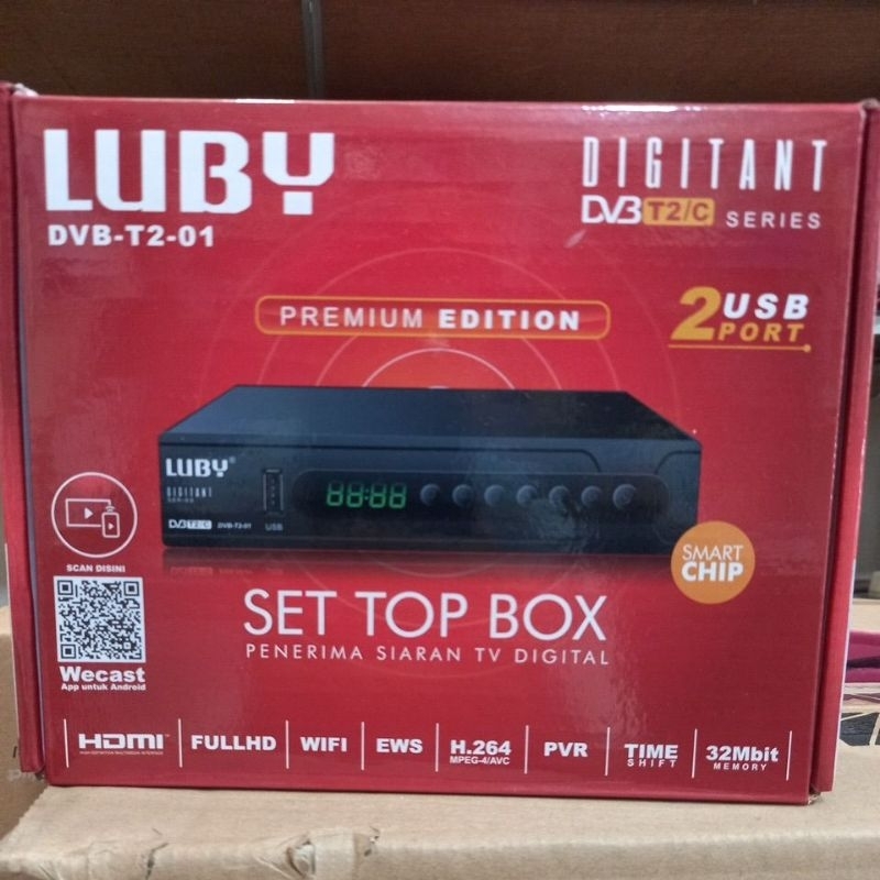 Jual stb set top box luby digital tv antena dvb antenna hdmi full hd ...