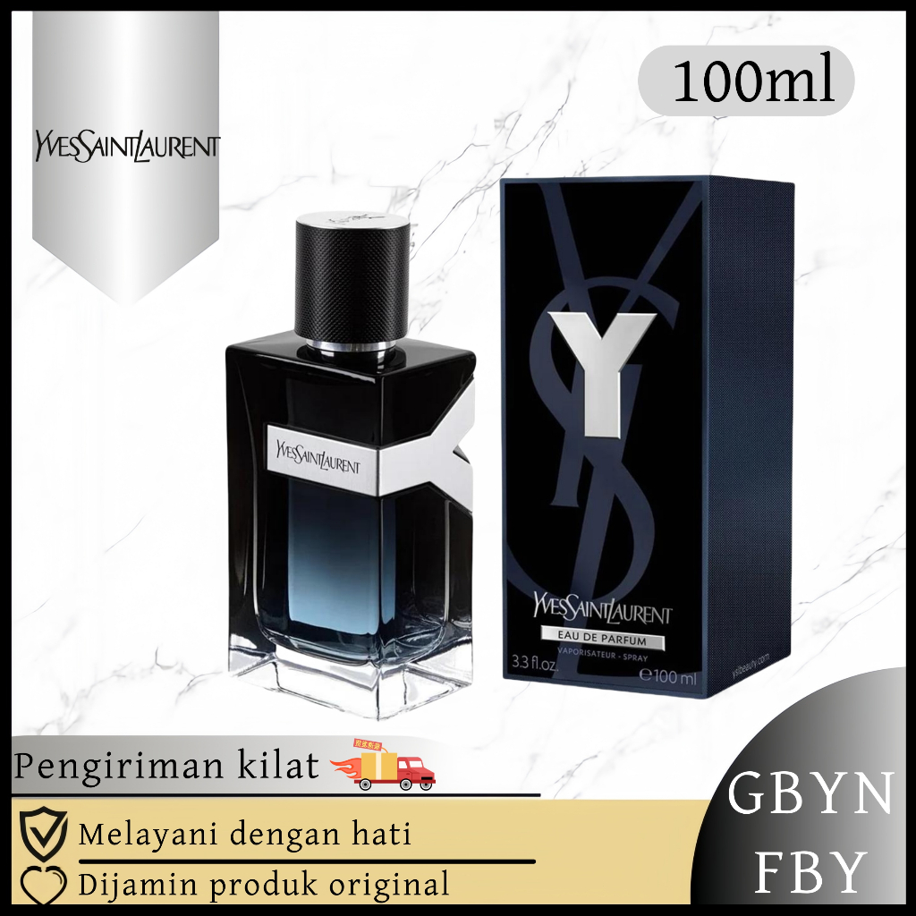 Jual 【100% Original】YSL Yves Saint Laurent Y EAU DE PARFUM EDP 100ML ...