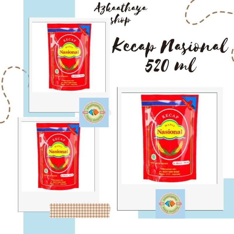 Jual KECAP NASIONAL 520 ML | Shopee Indonesia