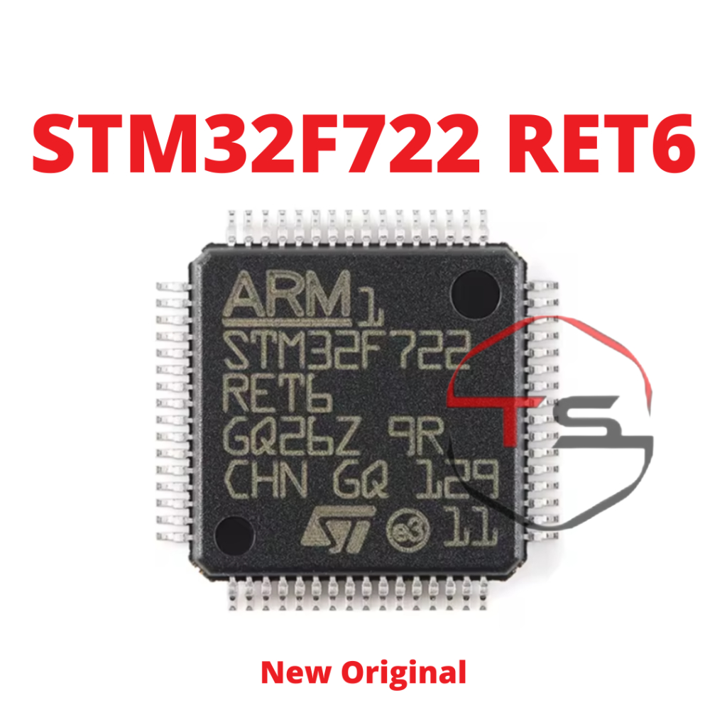 Jual IC STM32F722RET6 STM32F722 RET6 LQFP-64 ARM Cortex-M7 32-Bit Mikrokontroler MCU New ...