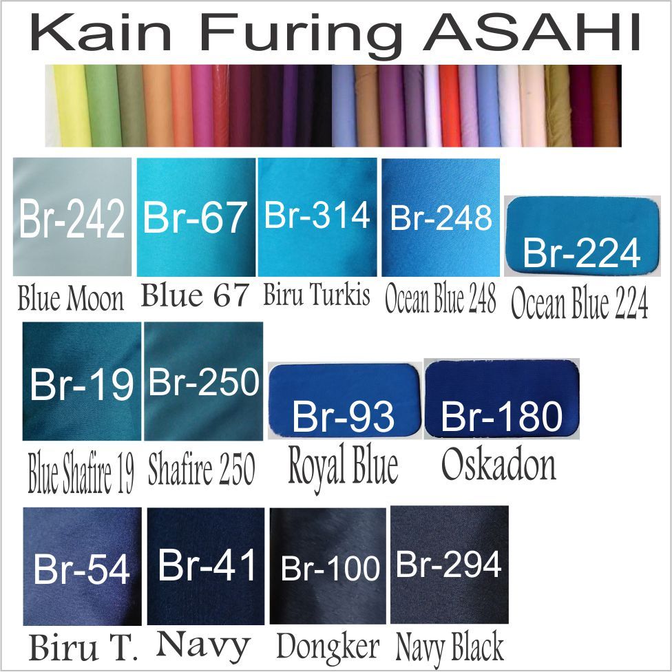 Jual Kain Furing Asahi Biru meteran | Shopee Indonesia