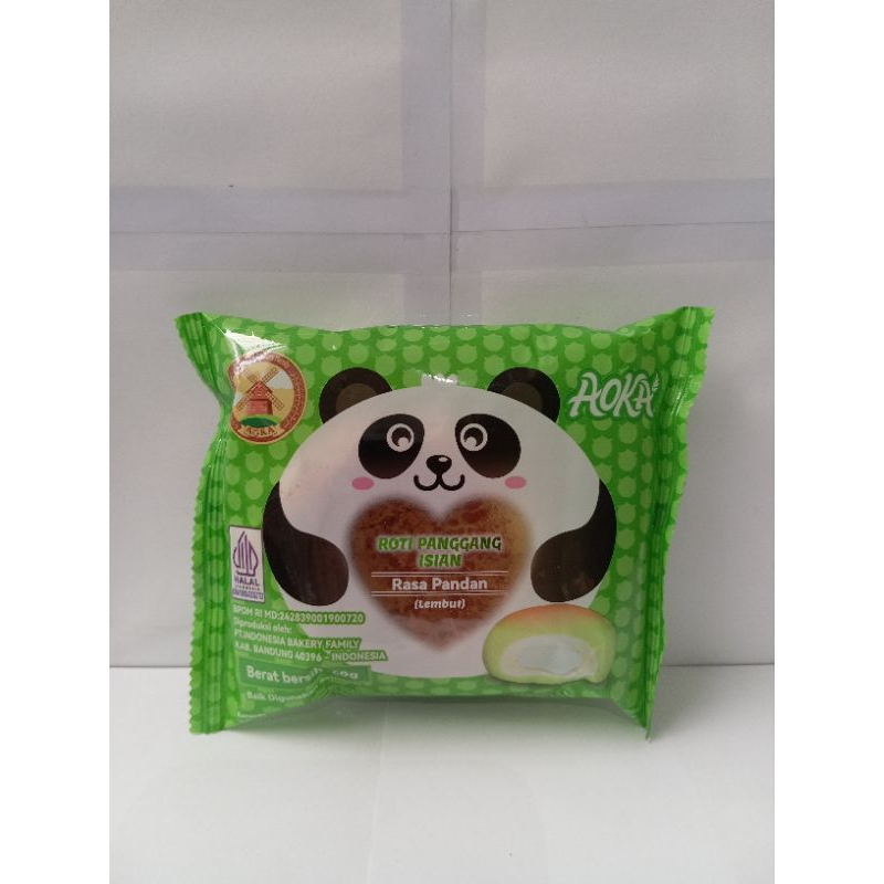 Jual Roti Aoka Panda Rasa pandan | Shopee Indonesia