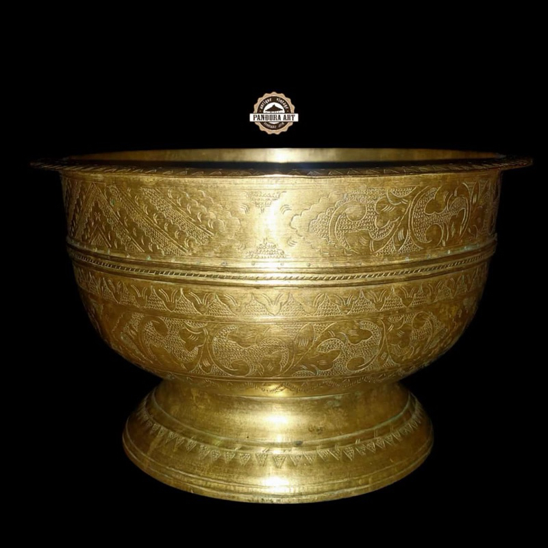 Jual Bokor kuningan ukir lawas ( B774 ) | Shopee Indonesia