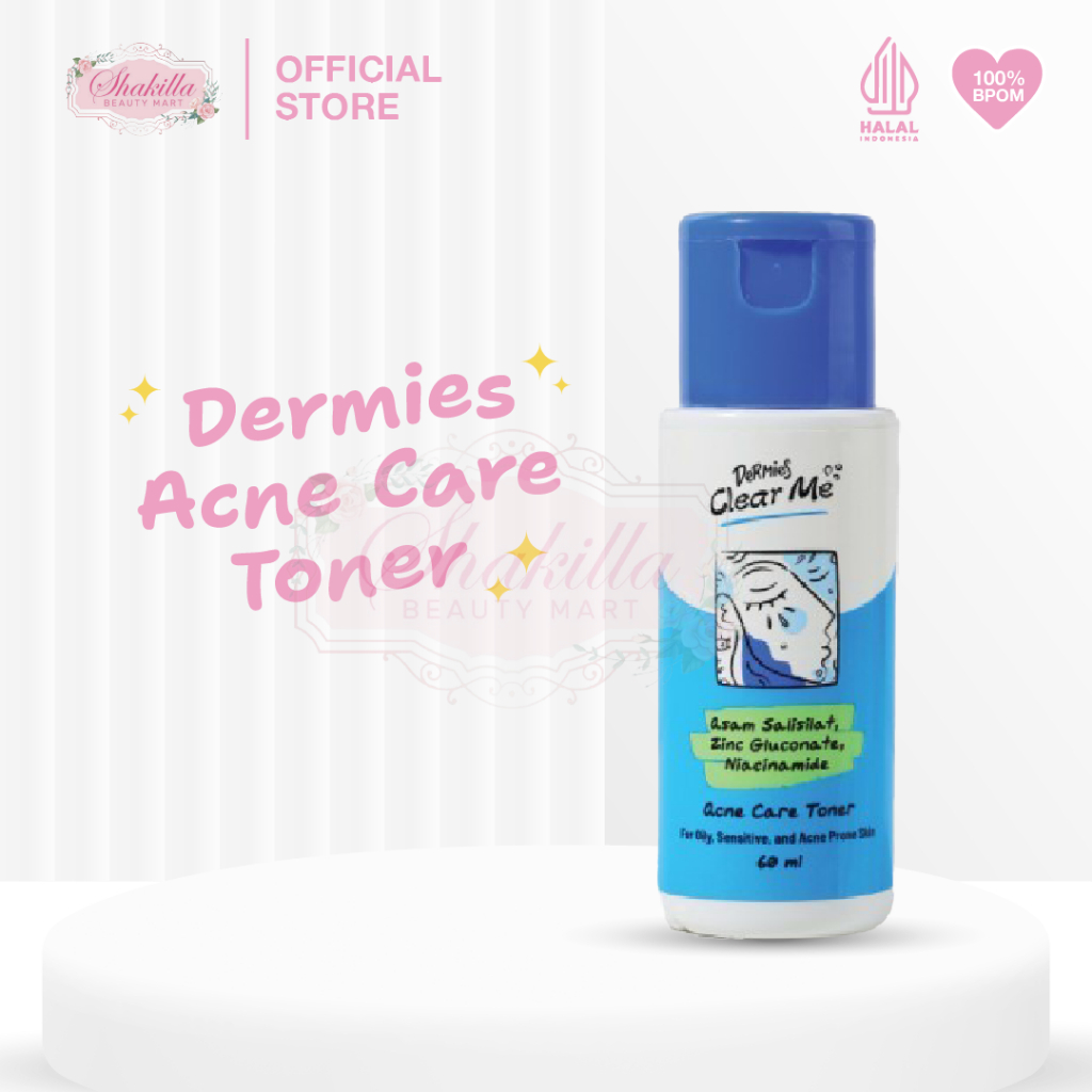 Jual Dermies Clear Me Acne Care Toner With Zinc & Niacinamide 60 ml ...