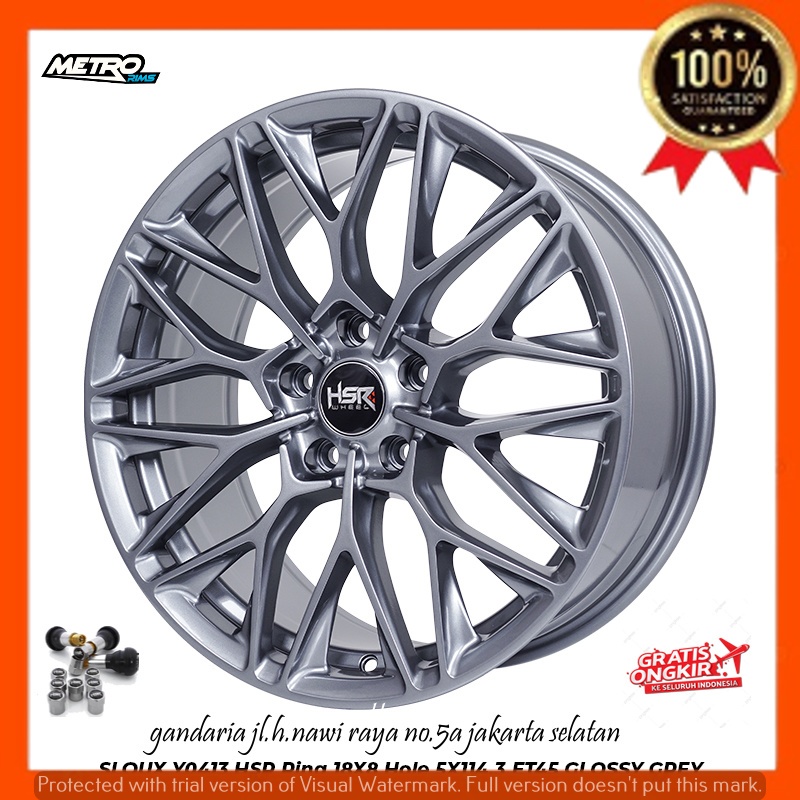 Jual VELG PELEK RACING R18 RING 18 UNTUK MOBIL ALPHARD VALVIRE SERENA ERTIGA INOVA XPANDER DLL ...