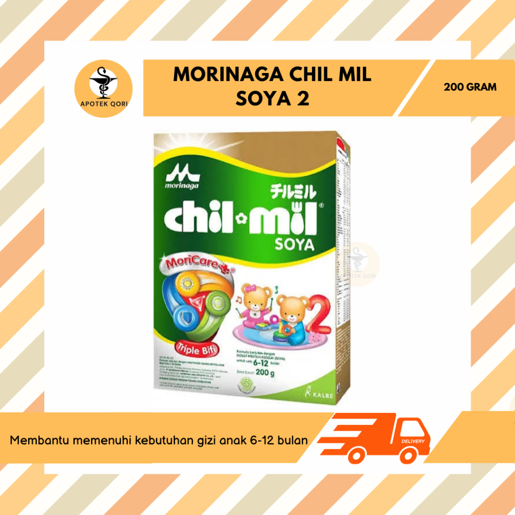 Jual MORINAGA CHIL-MIL SOYA 2 6-12 BULAN 200 G/ALERGI SUSU SAPI ...