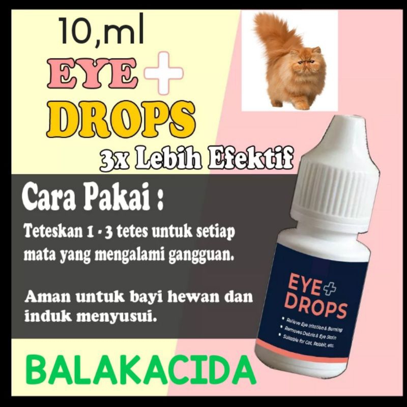 Jual Eye Drops Obat Tetes Mata Kucing 10 ml - Obat Mata Kucing Belekan ...