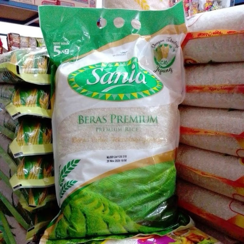 Jual BERAS PREMIUM SANIA 5kg | Shopee Indonesia
