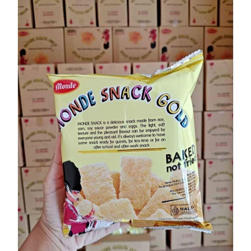 Jual Monde Snack Gold Baked Not Fried | Shopee Indonesia