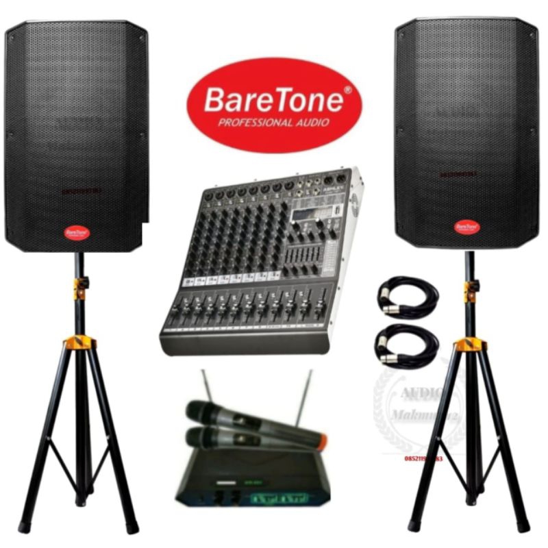 Jual Paket Sound System BARETONE MAX15DX 15 Inch 1000 Watt Original ...