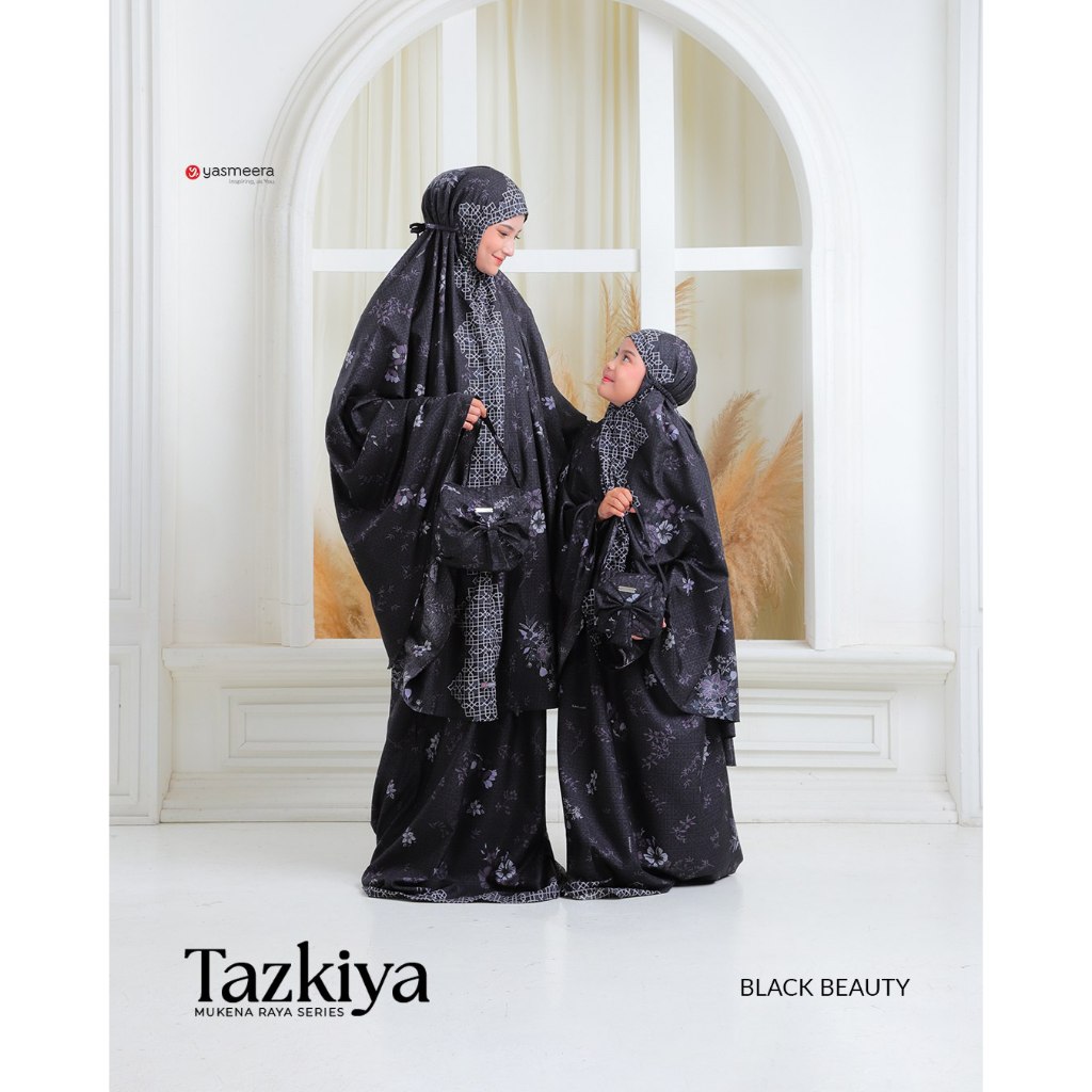 Jual Yasmeera Mukena Raya Idul Fitri 2025 Tazkiya Bahan Katun Palton ...
