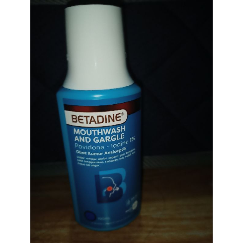 Jual BETADINE Mouthwash & Gargle 190 ml/ obat kumur betadine 190ml/obat kumur antiseptik ...