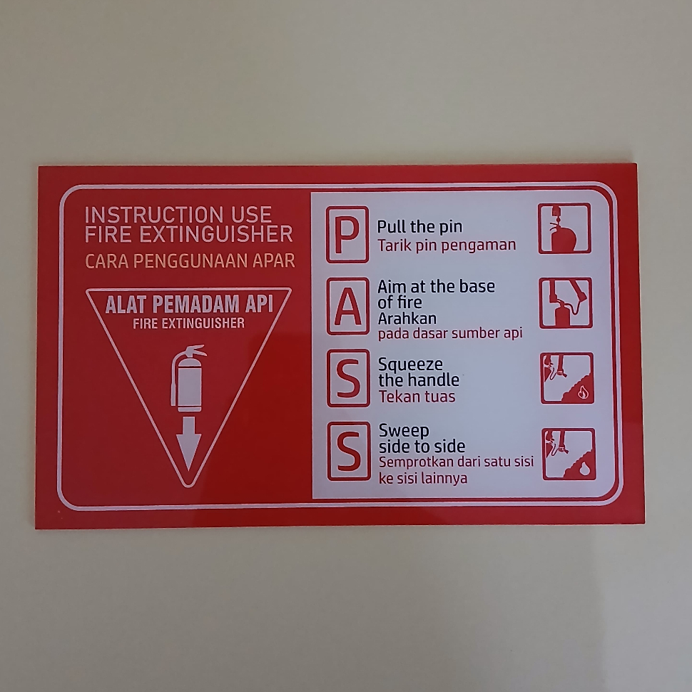 Jual Akrilik Instruction/Akrilik Cara Penggunaan Apar /Akrilik ...