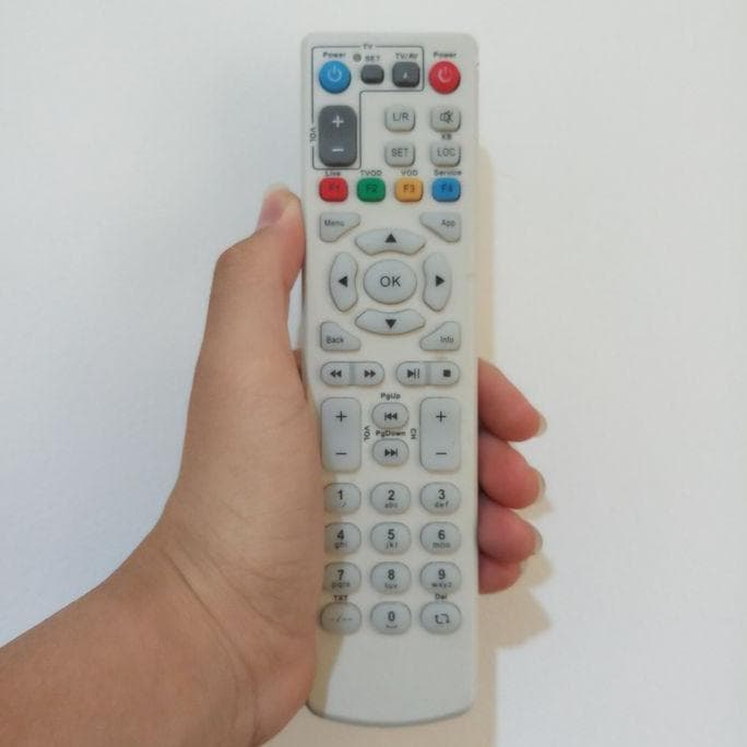 Jual Remote Remot Untuk TV Set Top Box INDI HOME Control USEE TV/TELKOM SPEEDY/ ZTE/ STB / INDI ...
