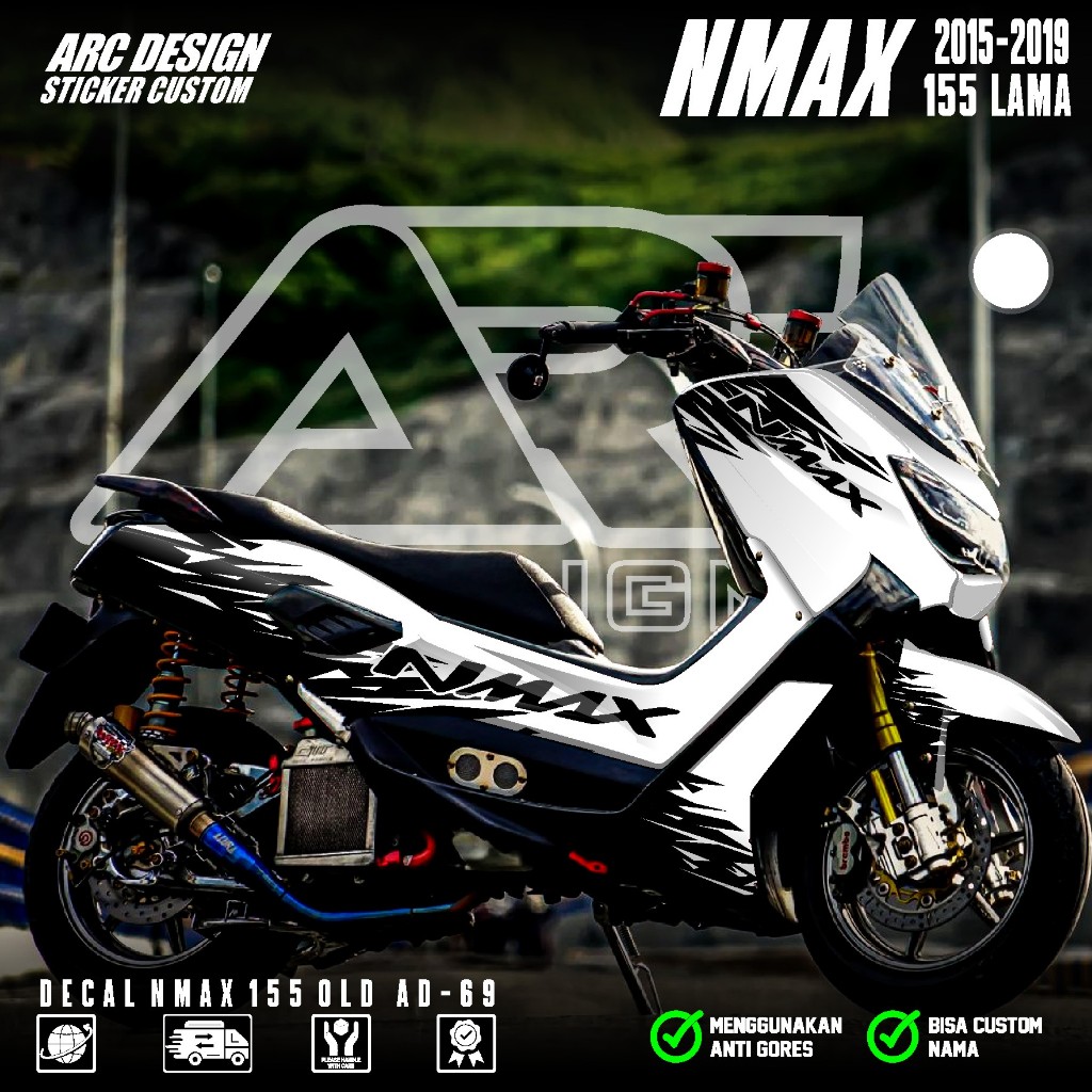 Jual (PROMO COD) TERBARU Decal Sticker Yamaha Nmax 155 Old Full body ...