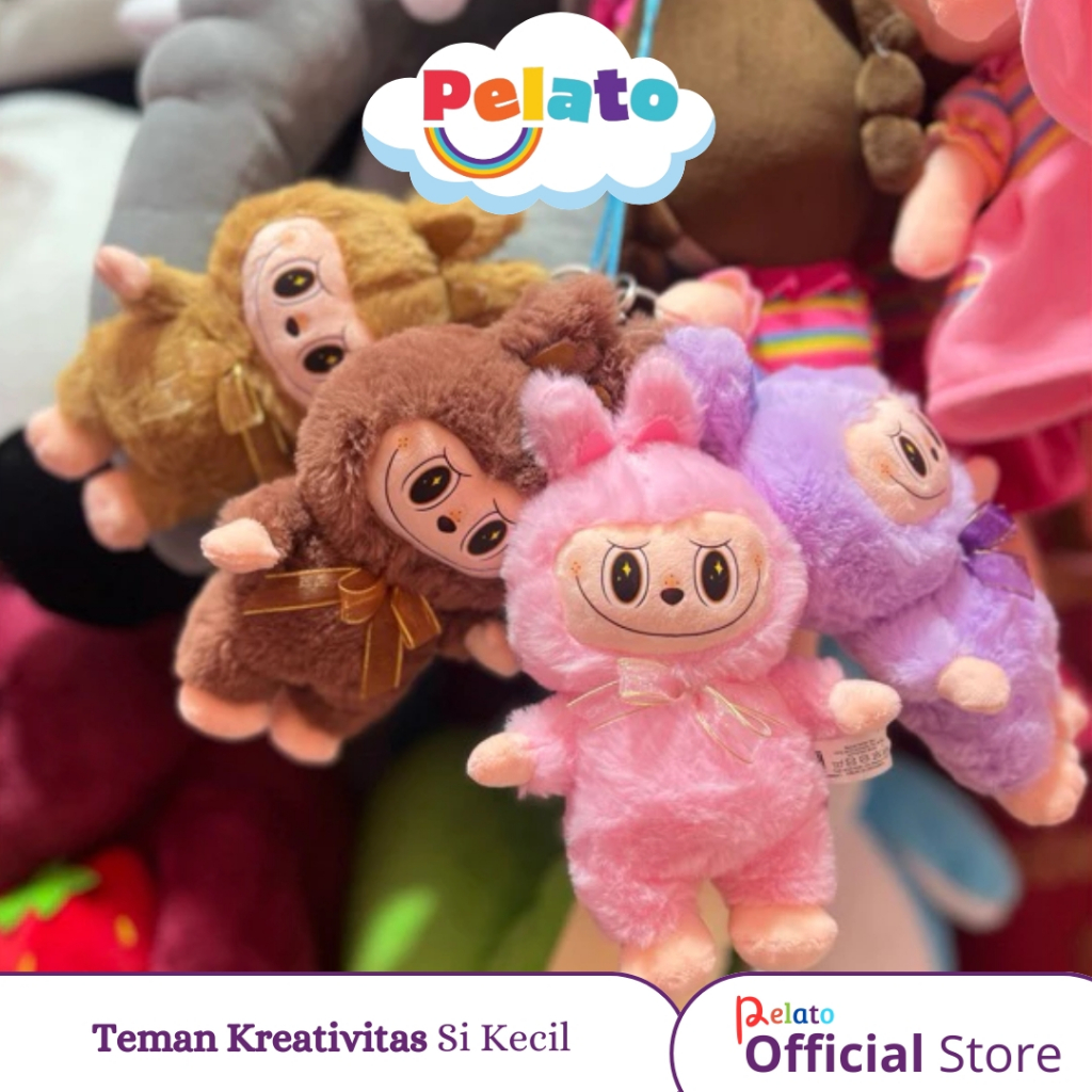 Jual PELATO Gantungan Kunci Boneka Labubu The Monster Macaron (BNK-115 ...