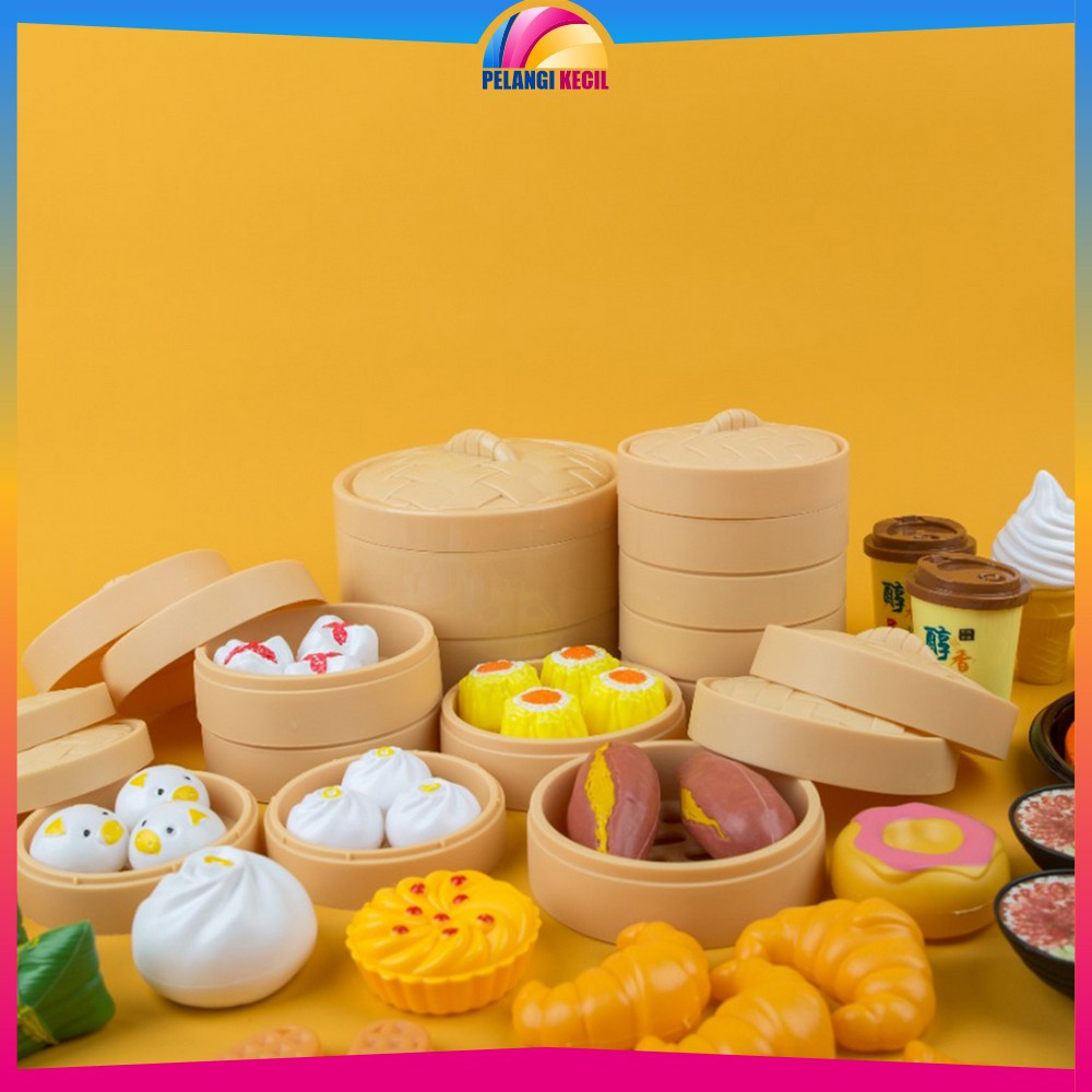 Jual Mainan Masak Masakan Dim Sum Set Bakpao Siomay Anak / Mainan Anak ...