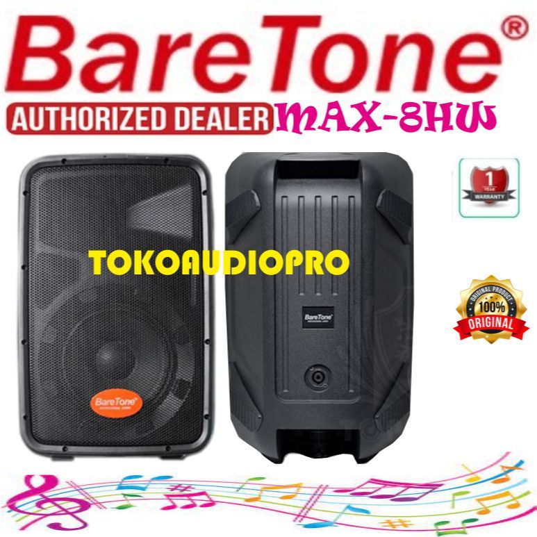 Jual Speaker Baretone MAX-8HW 8-inch Speaker Pasif Baretone max8hw | Shopee Indonesia