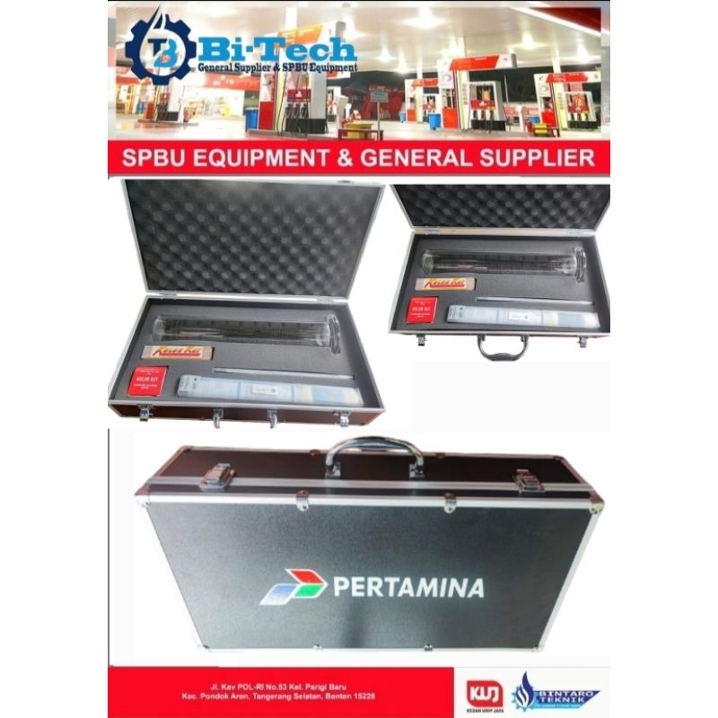 Jual Paket Alat Ukur SPBU Measuring Tools Set SPBU Pertamina Hidrometer ...