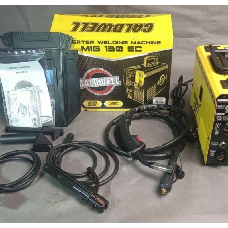 Jual Mesin Las Mig 130 EC Caldwell plus kawat Las Mig Caldwell | Shopee ...