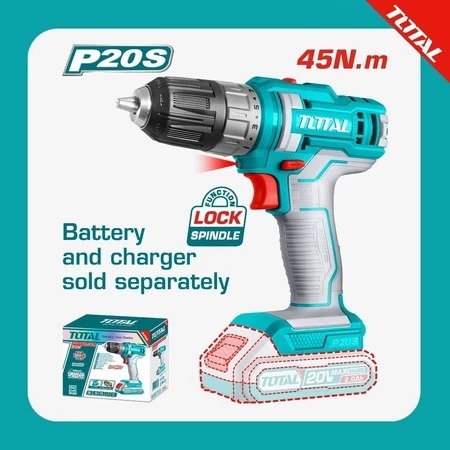 Jual Total Tools Bor Baterai/Lithium-Ion Cordless Drill TDLI200515 ...