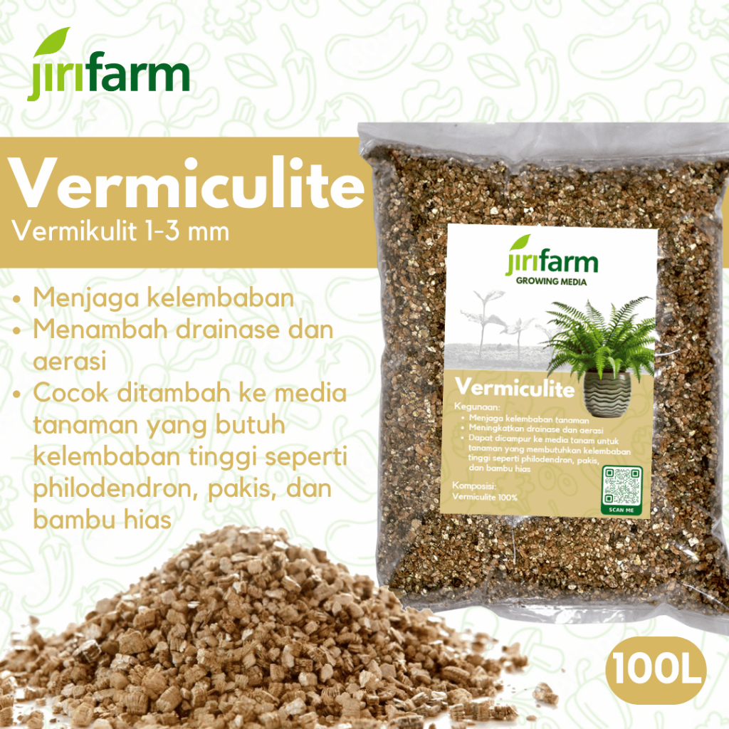 Jual JIRIFARM - Vermiculite 100 Liter 100L Media Tanam Vermikulit ...