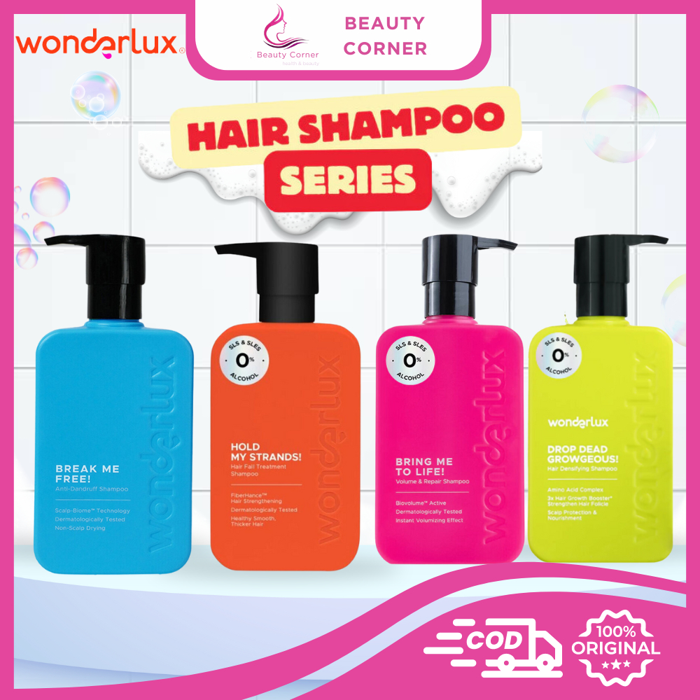 Jual Wonderlux Hair Shampoo 250ml - Hair Fall Treatment | Anti-Dundruff ...