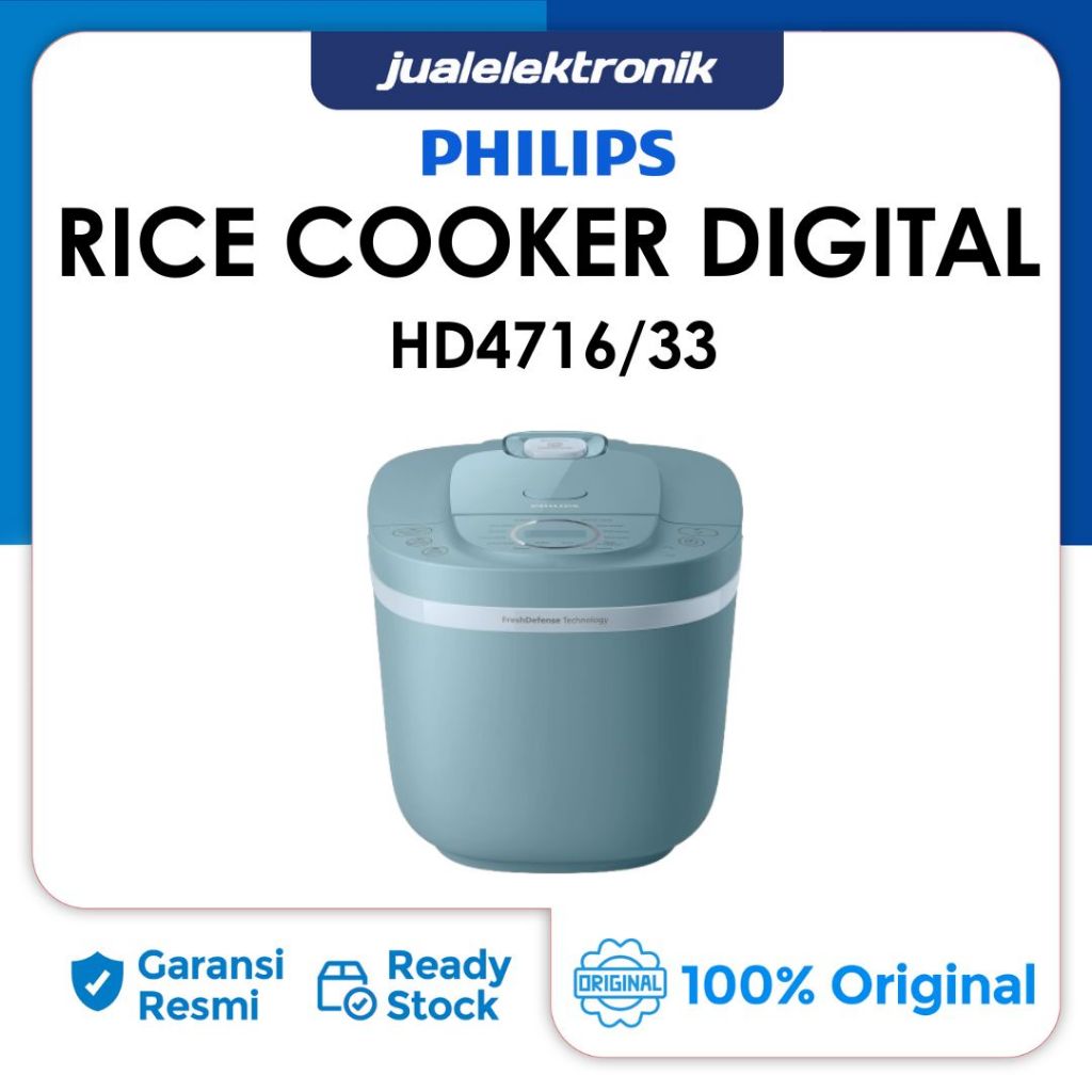 Jual Philips HD4716/33 – Rice Cooker Digital 1.8 Liter 400 Watt 16 Menu ...