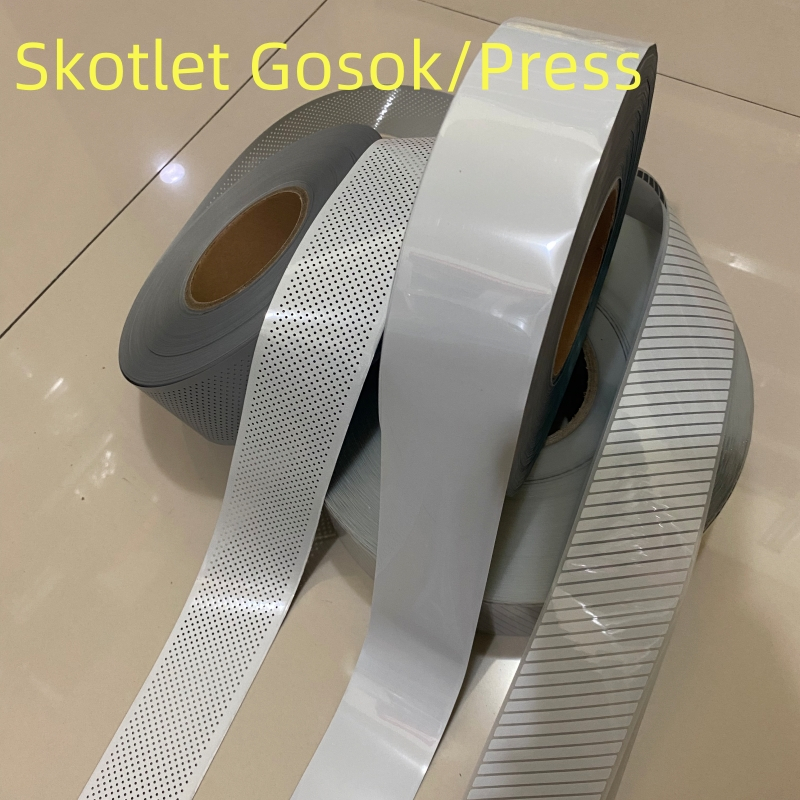 Jual Scotchlite skotlet scotlight pita pemantul cahaya gosok press 5 cm ...