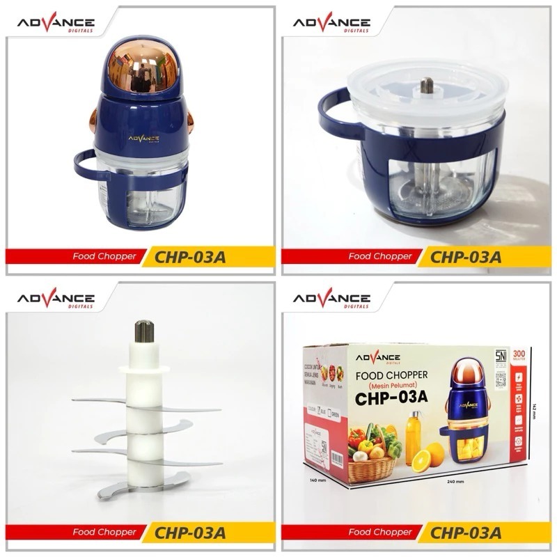 Jual ADVANCE FOOD CHOPPER CHP-03A / CHP-03B Chopper Penggiling Daging ...