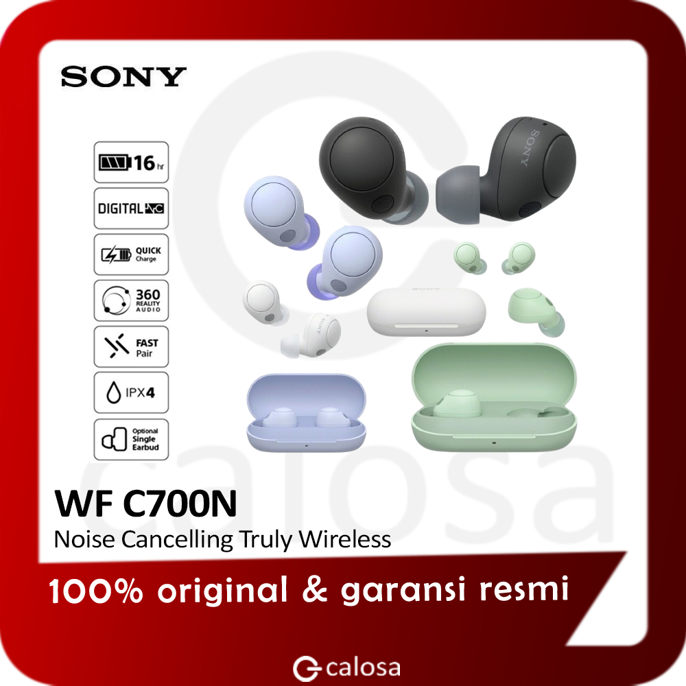 Jual SONY WF C700N Noise Cancelling C700 - C 700 Wireless TWS Earbuds ...