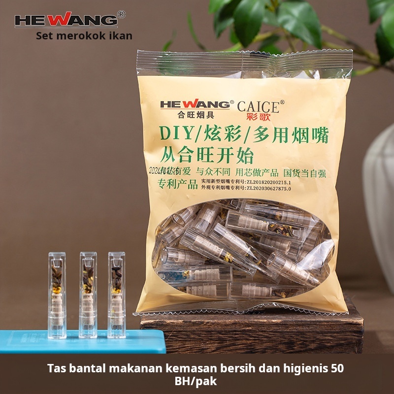 Jual ISI 50PCS HEWANG HW 3 IN1 PIPA FILTER SARINGAN ASAP SEKALI PAKAI ...