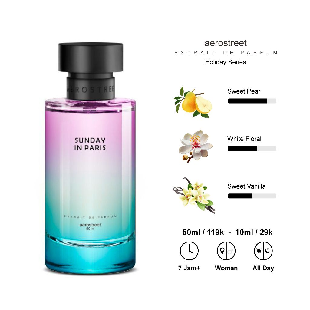 Jual Aerostreet Parfum Holiday Sunday In Paris - Extrait De Parfum ...