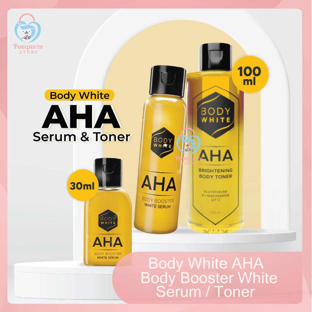 Jual Body White AHA Body Booster White Serum / Toner - Body Serum Toner Mencerahkan Original ...