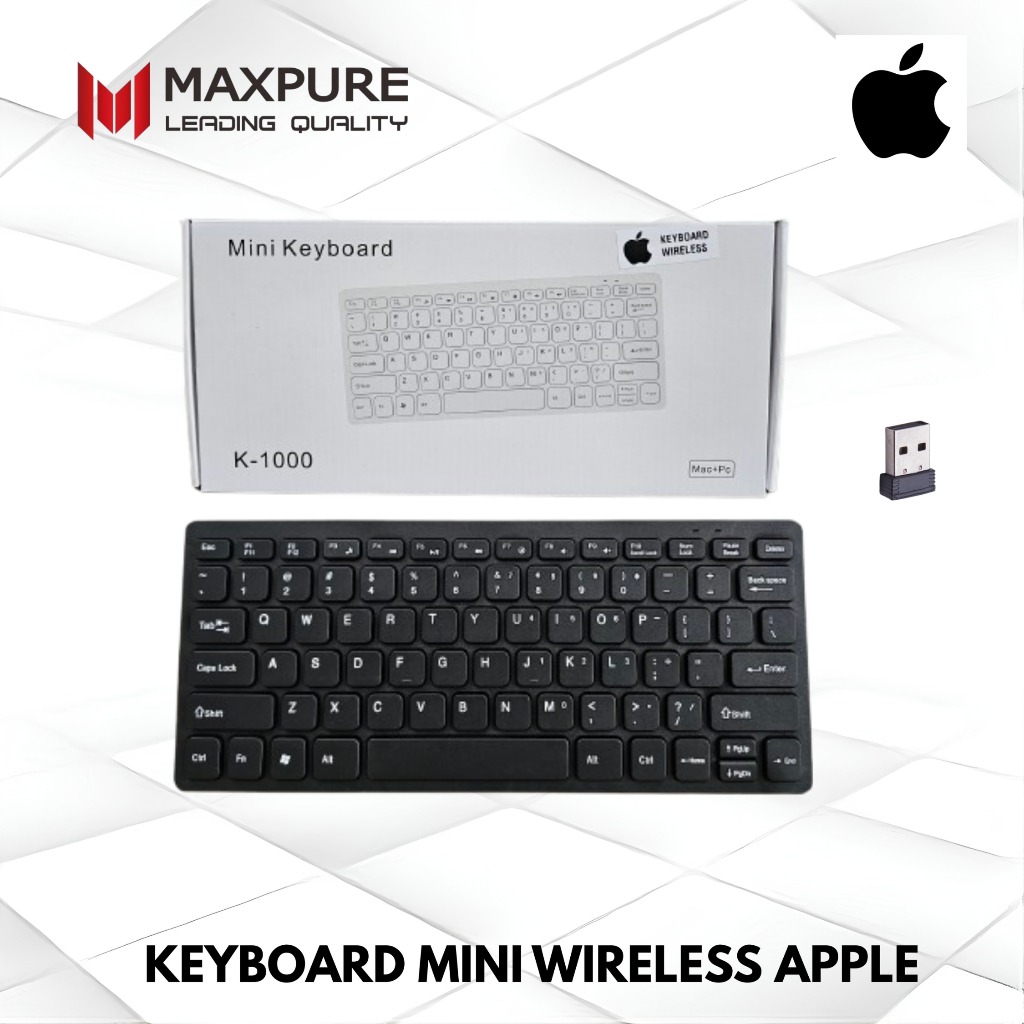 Jual Keys Mini Keyboard Wireless Bluetooth Apple 2.4g | Shopee Indonesia