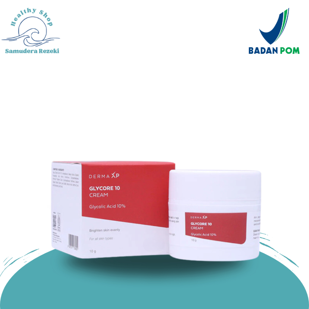 Jual GLYCORE 10 CREAM 10 GR / GLYCOLIC ACID 10% / KRIM BINTIK HITAM ...