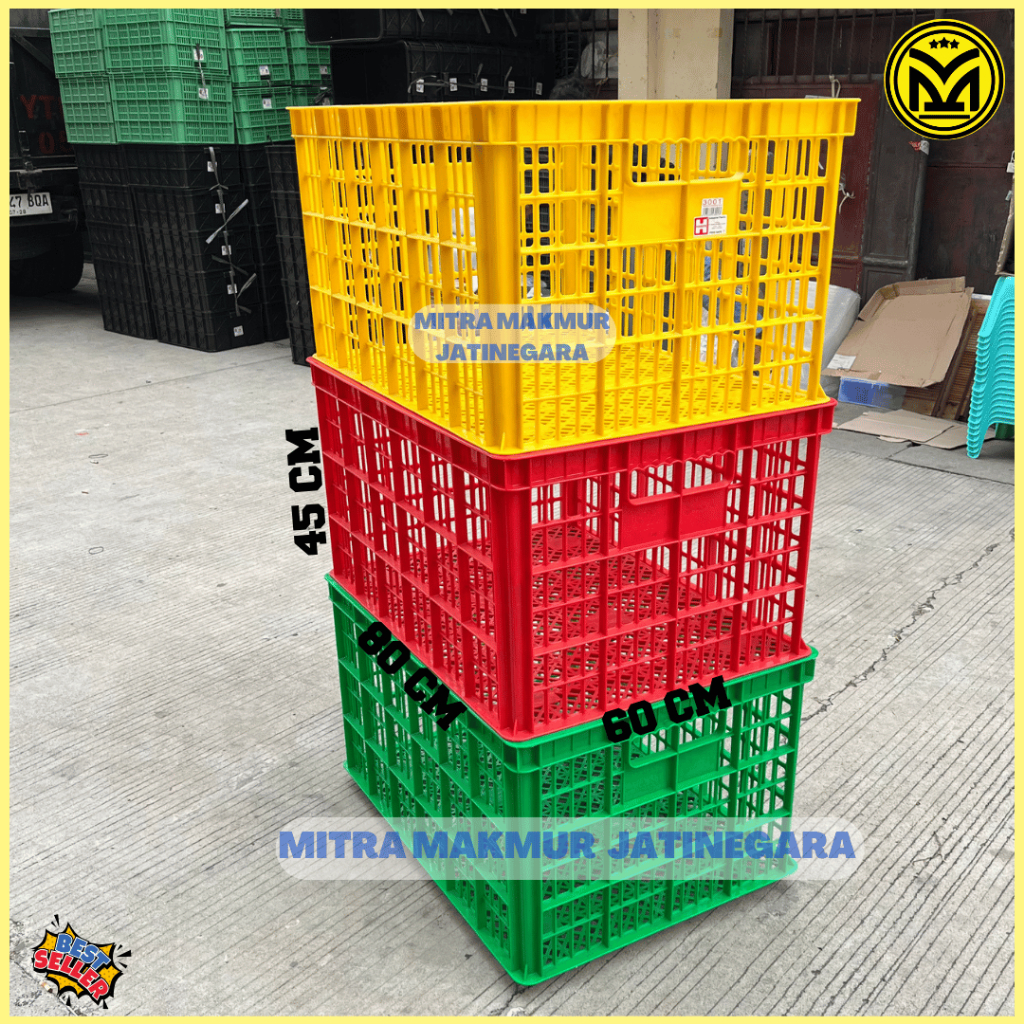 Jual KONTAINER BOX RODA INDUSTRI 200 LITER HANATA 3101 3001 CONTAINER ...