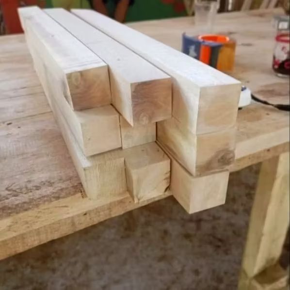 Jual 10 batang list kayu stick ukuran 2x3 panjang 120 cm reng kayu ...