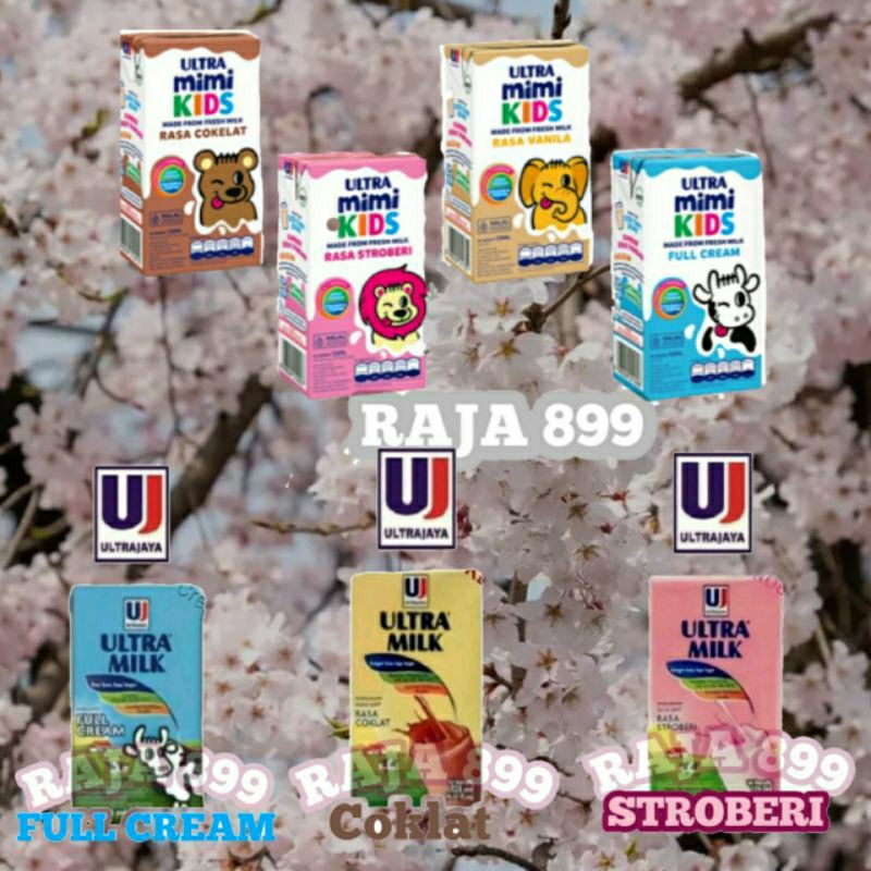 Jual ULTRA MIMI KIDS SUSU UHT 125ML | ULTRA MILK SUSU CAIR 125ML 10 PCS ...