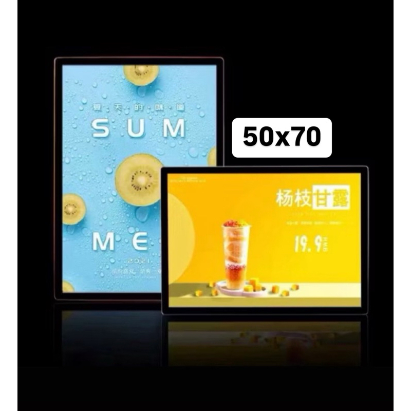 Jual LED Cafe Menu Board/Slim Light Box/LED Light Box/LED Display Size ...