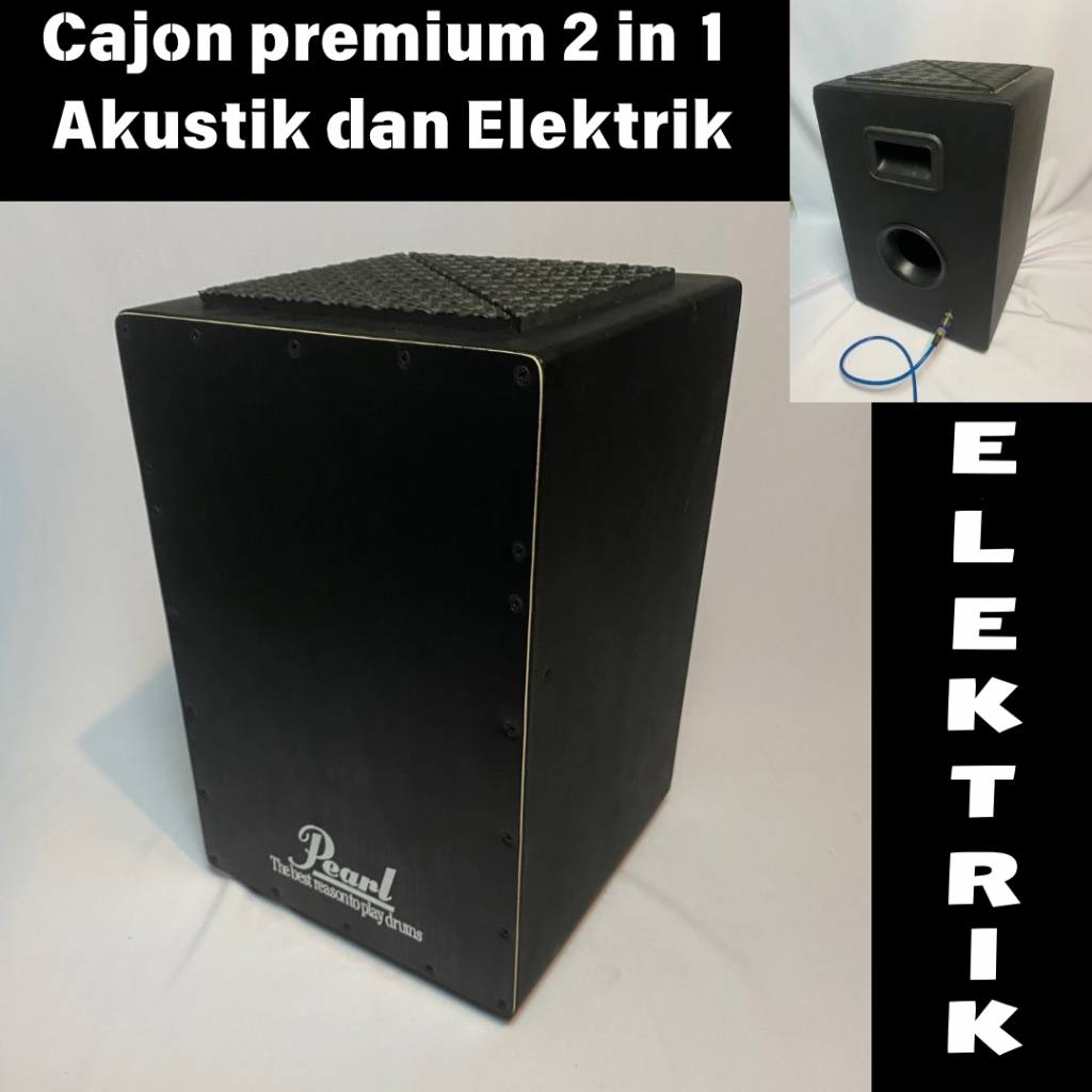 Jual cajon elektrik premium kajon duduk akustik kahon drum box | Shopee ...