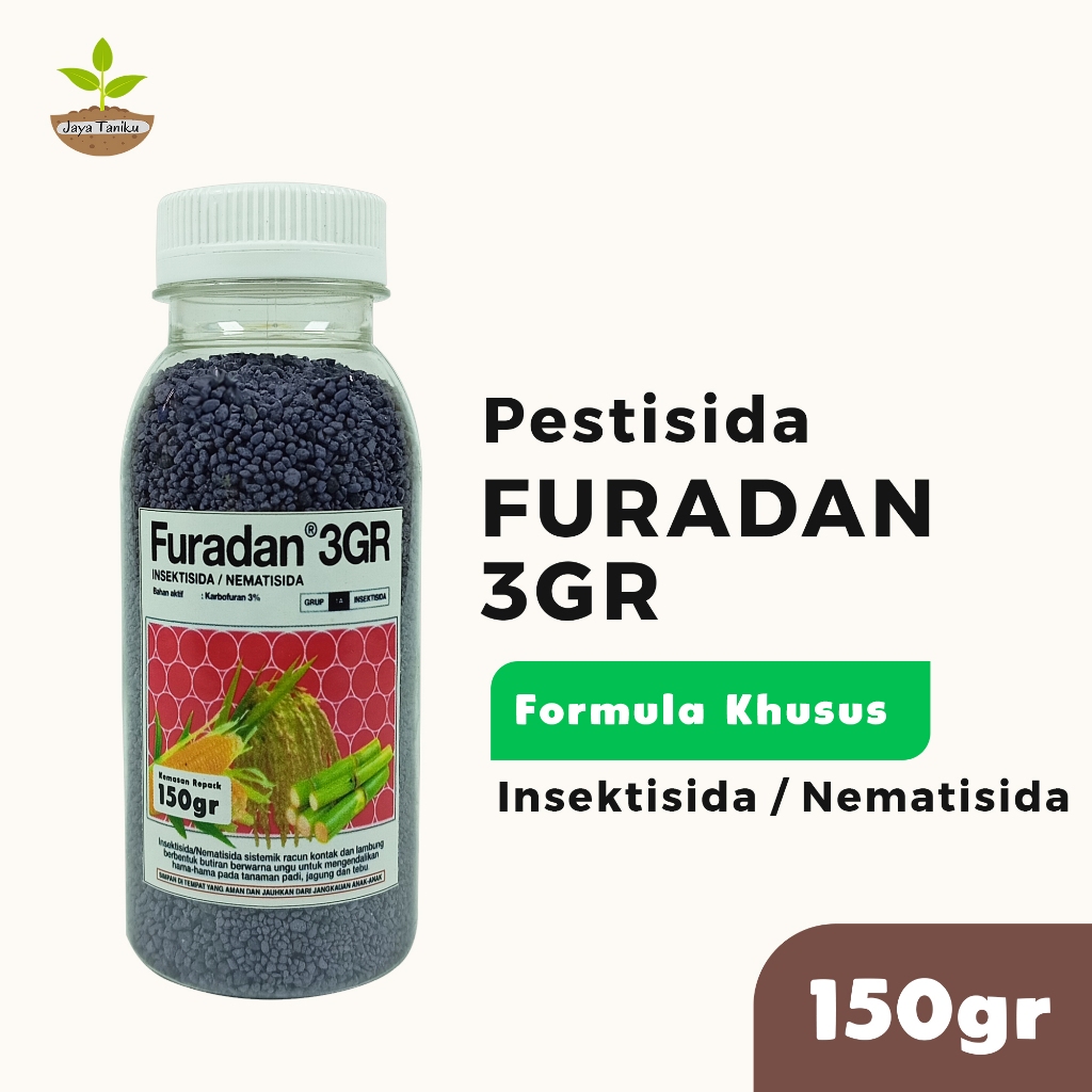 Jual Jaya Taniku - Furadan 3GR Insektisida / Nematisida 150 gram Obat ...