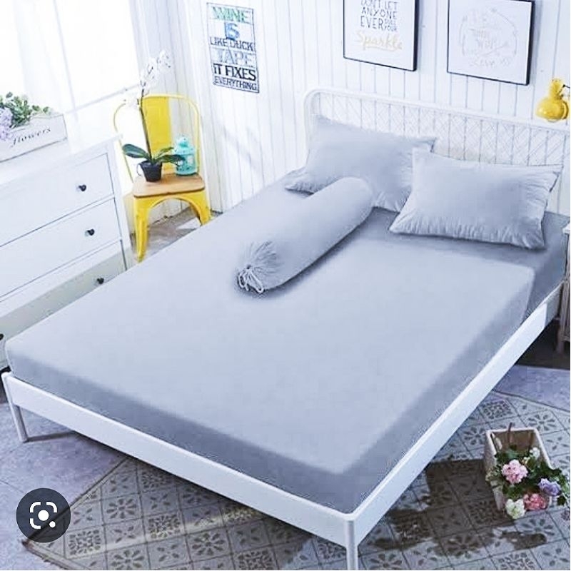 Jual Sprei kasur warna polos tinggi 30 cm polos/Tinggi30Cm | Shopee ...