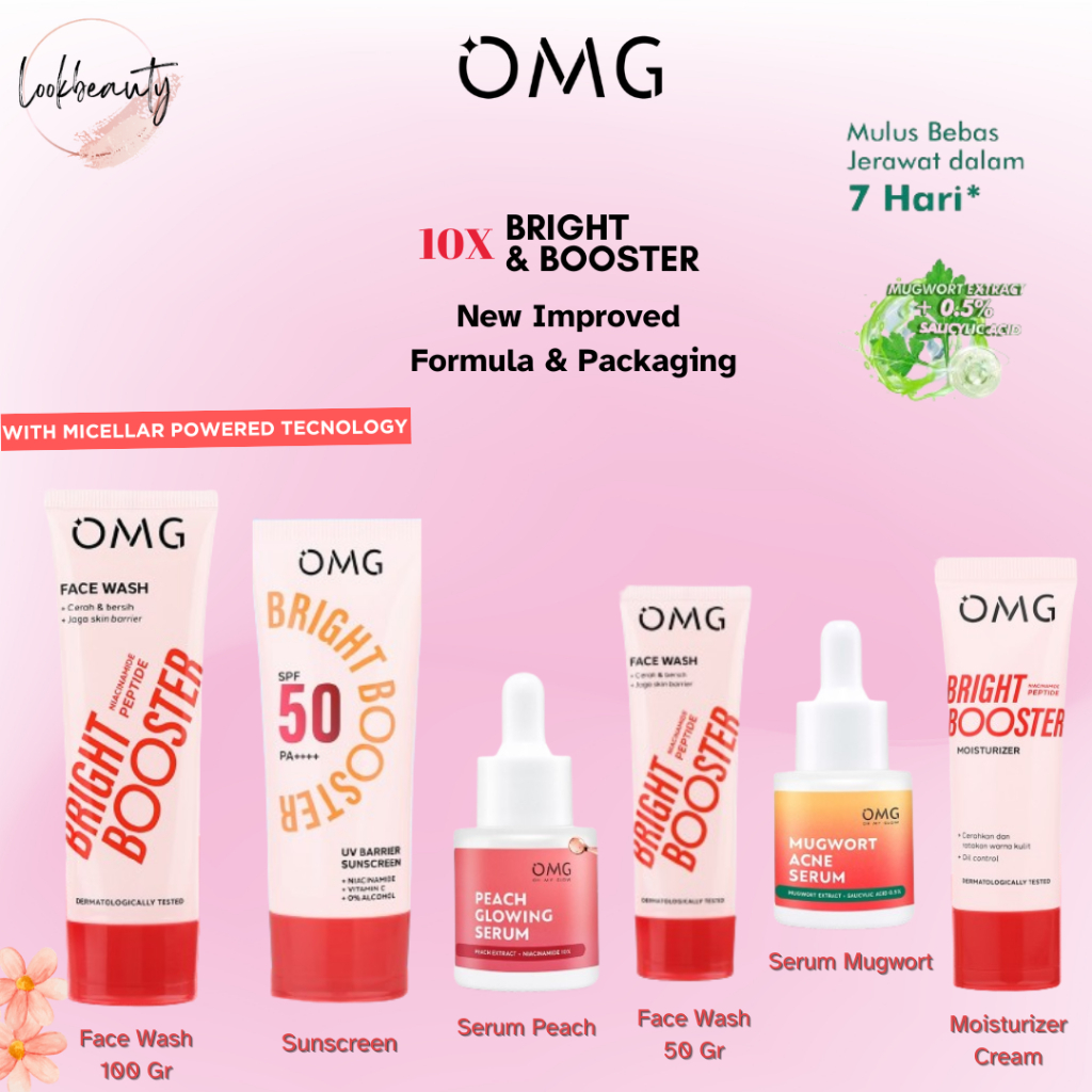 Jual OMG Peach Glowing Series | Peachy Plumpy Glowing Skin | Cream ...