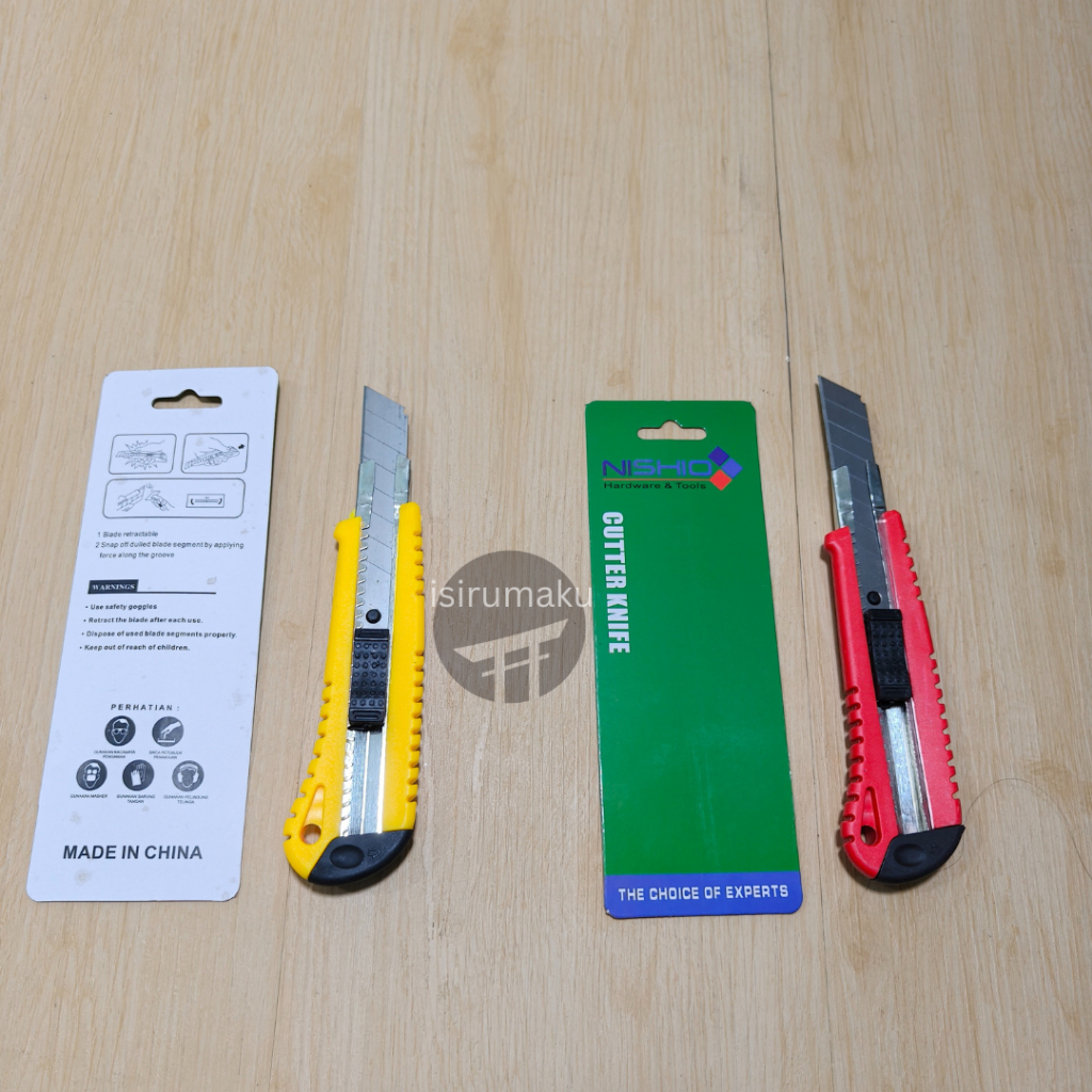 Jual Pisau Cutter Pemotong Kertas / Cuter Tajam Nishio | Shopee Indonesia
